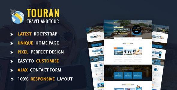 Touran - Tour and travel HTML5 template by bdCoders | ThemeForest