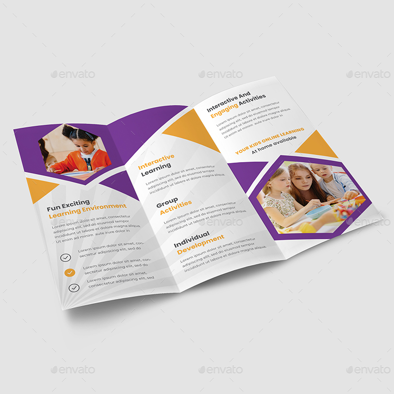 Education Trifold Brochure, Print Templates | GraphicRiver