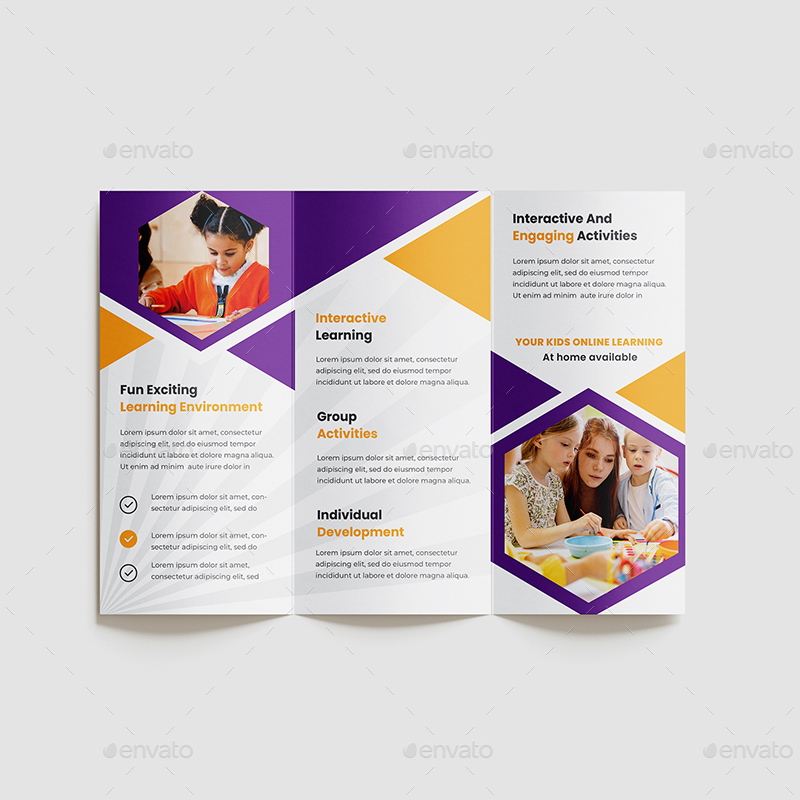 Education Trifold Brochure, Print Templates | GraphicRiver