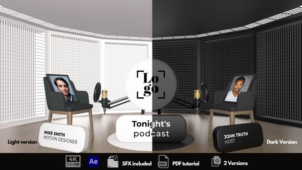 Podcast Intro, After Effects Project Files | VideoHive