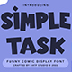 Simple Task, Fonts | GraphicRiver