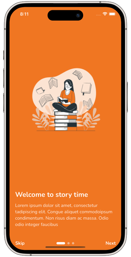 Ebooks Reader and Audiobooks Listen App template in Flutter | StoryTime ...