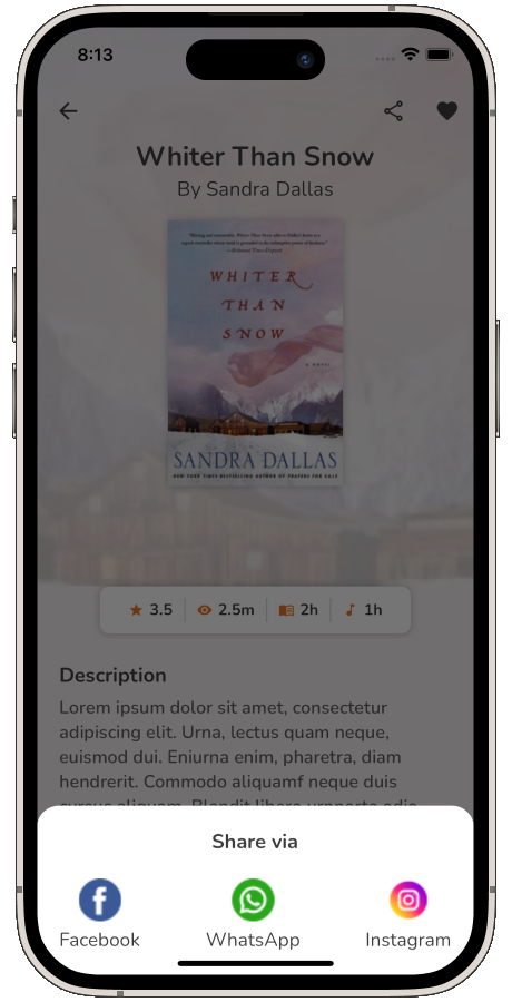 Ebooks Reader and Audiobooks Listen App template in Flutter | StoryTime ...