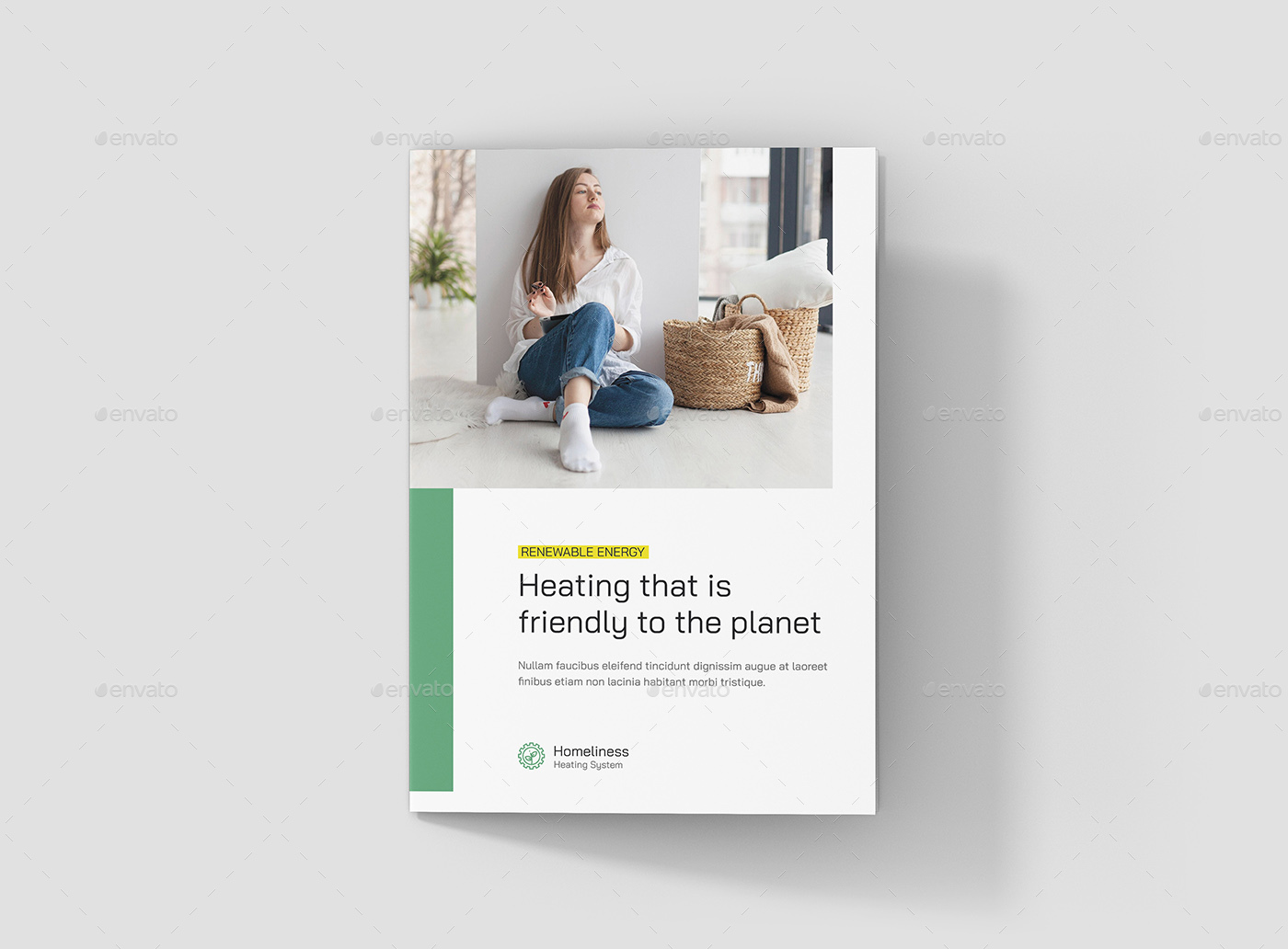 Heating System Brochure Bi-Fold Template, Print Templates | GraphicRiver