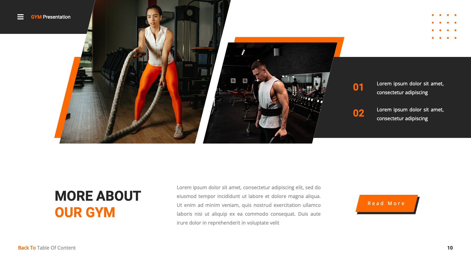 Eragym - Gym PowerPoint, Presentation Templates | GraphicRiver