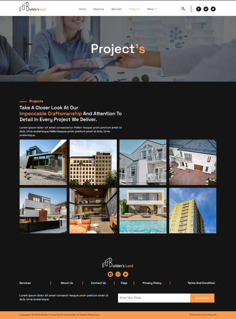 Builders Land - Construction & Building Elementor Template Kit by ...