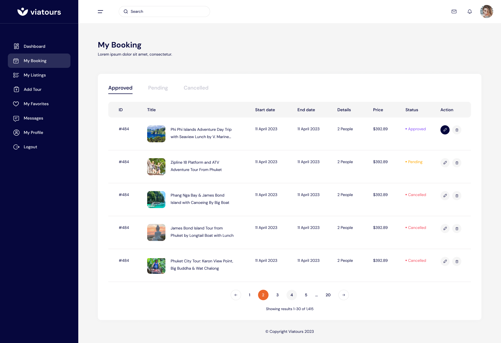 ViaTours - Travel & Tour Agency Figma Template by CreativeLayers ...
