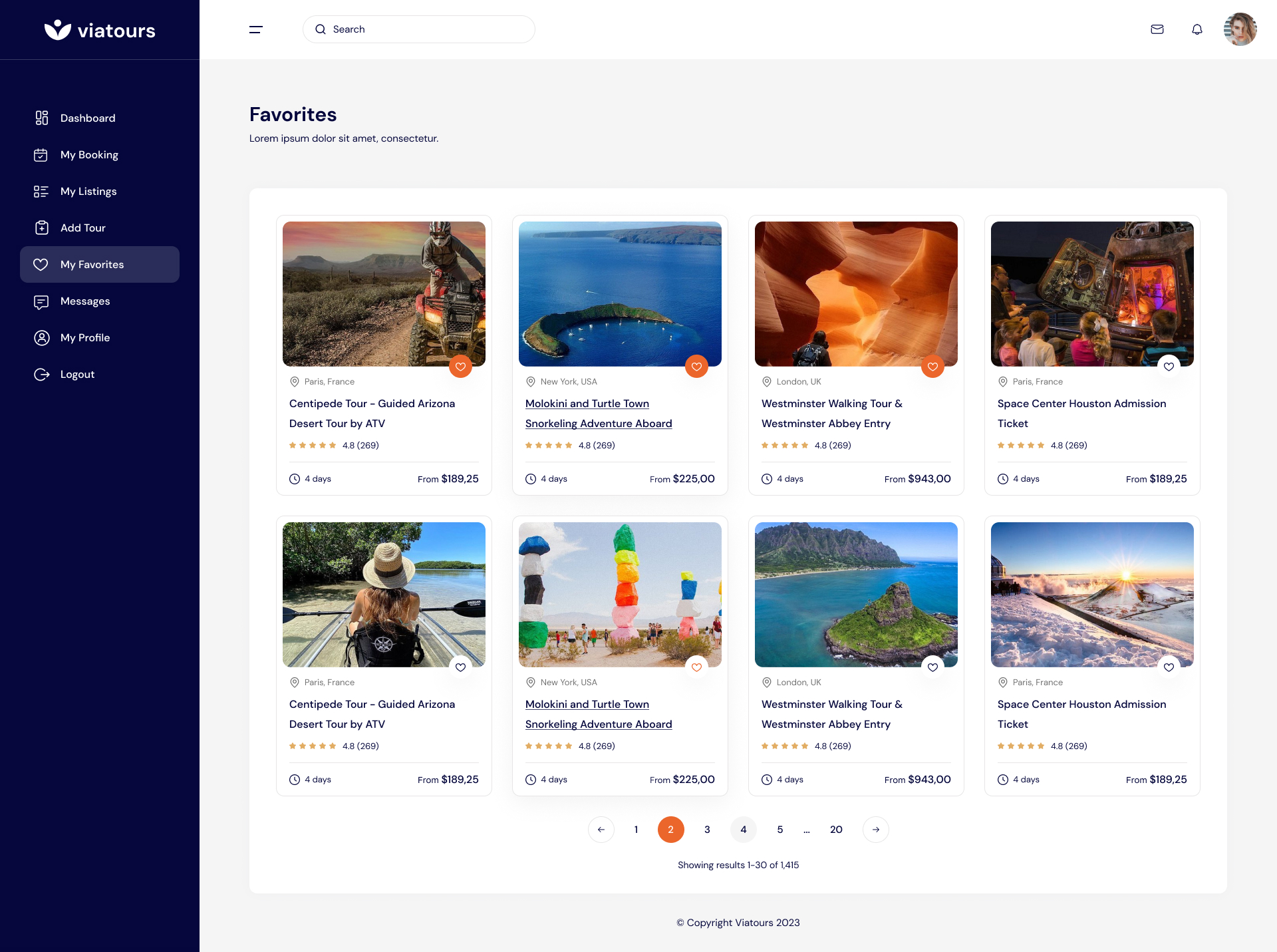 ViaTours - Travel & Tour Agency Figma Template by CreativeLayers ...