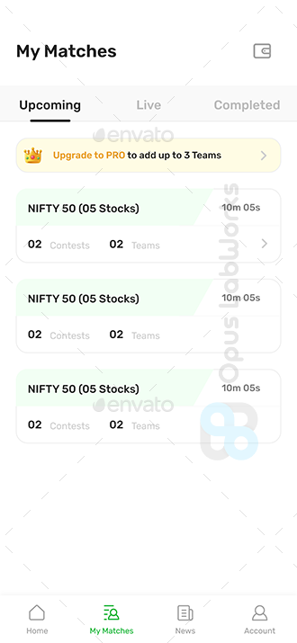 Stock Fantasy Gaming App |Stock Market Educational Game App UI ...