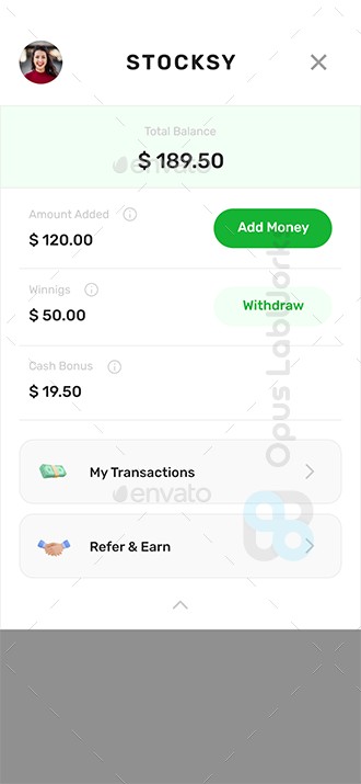 Stock Fantasy Gaming App |Stock Market Educational Game App UI ...