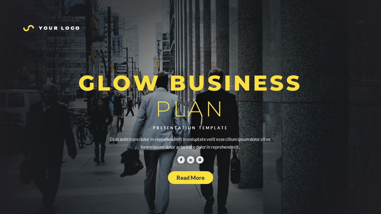 Glow Business Plan - Keynote Template, Presentation Templates ...