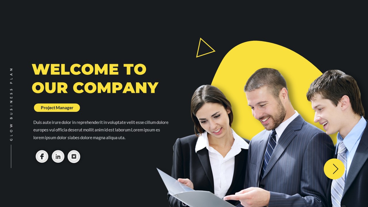 Glow Business Plan - Keynote Template, Presentation Templates ...