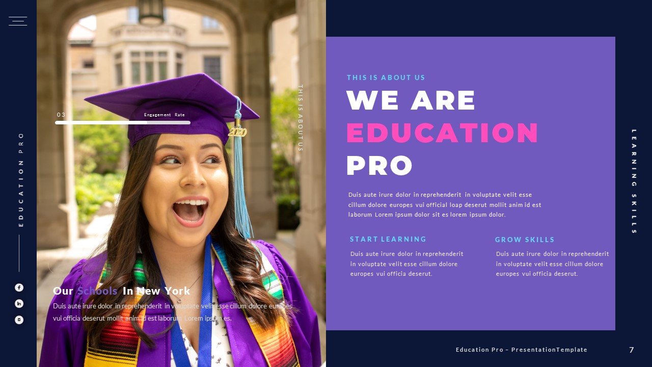 Education Pro - Keynote Presentation Template, Presentation Templates
