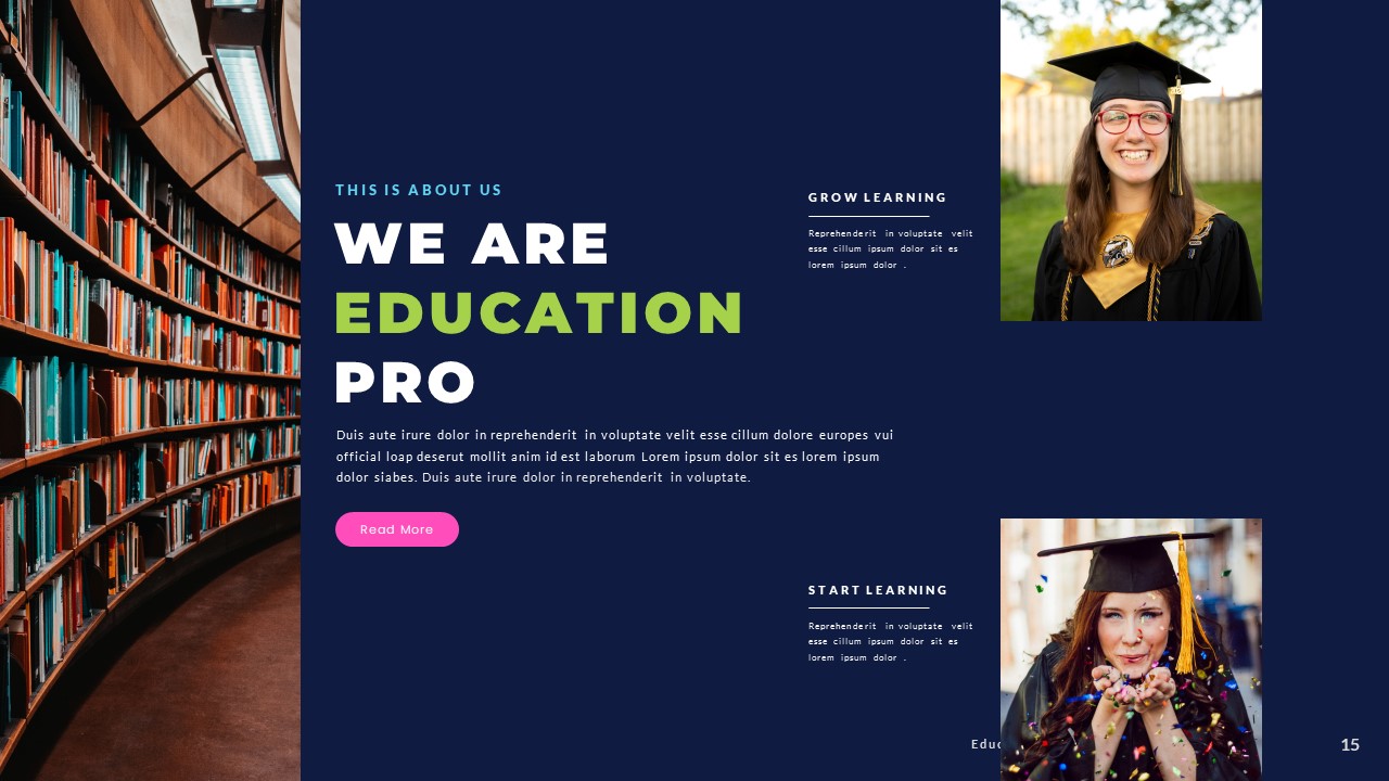 Education Pro - Keynote Presentation Template, Presentation Templates