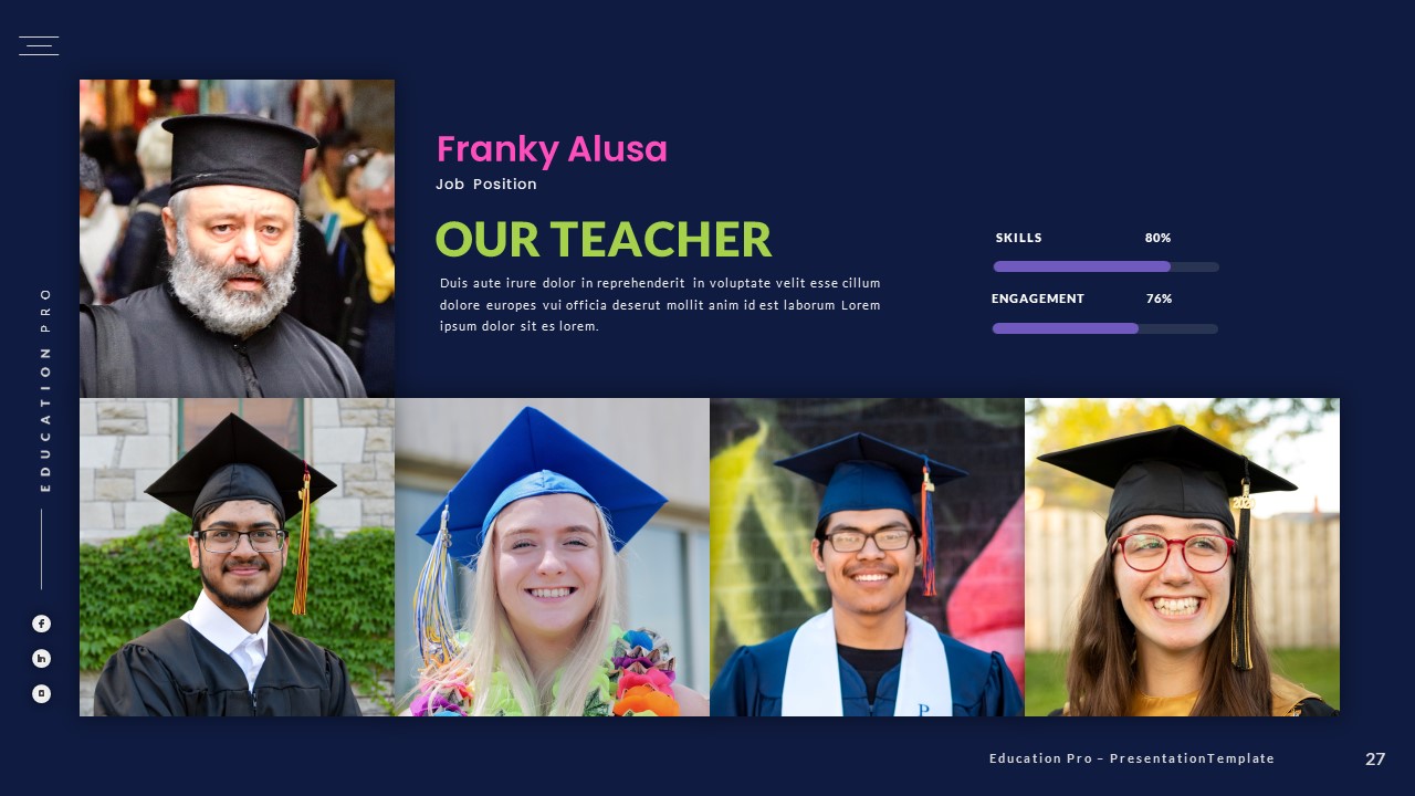 Education Pro - Keynote Presentation Template, Presentation Templates