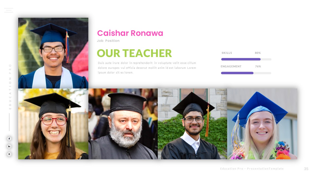 Education Pro - Keynote Presentation Template, Presentation Templates