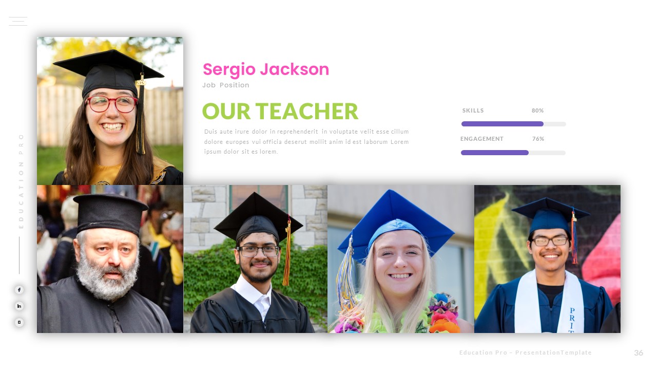 Education Pro - Keynote Presentation Template, Presentation Templates