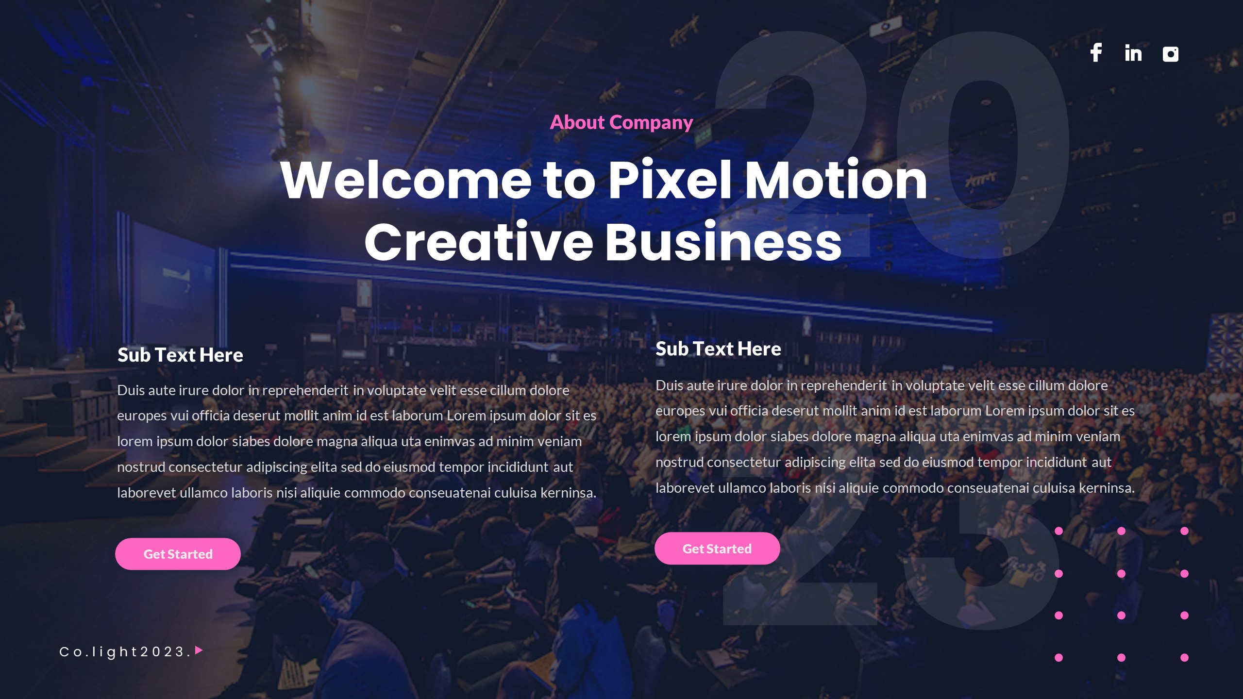 Pixel Motion Slides - Keynote Presentation Template, Presentation Templates