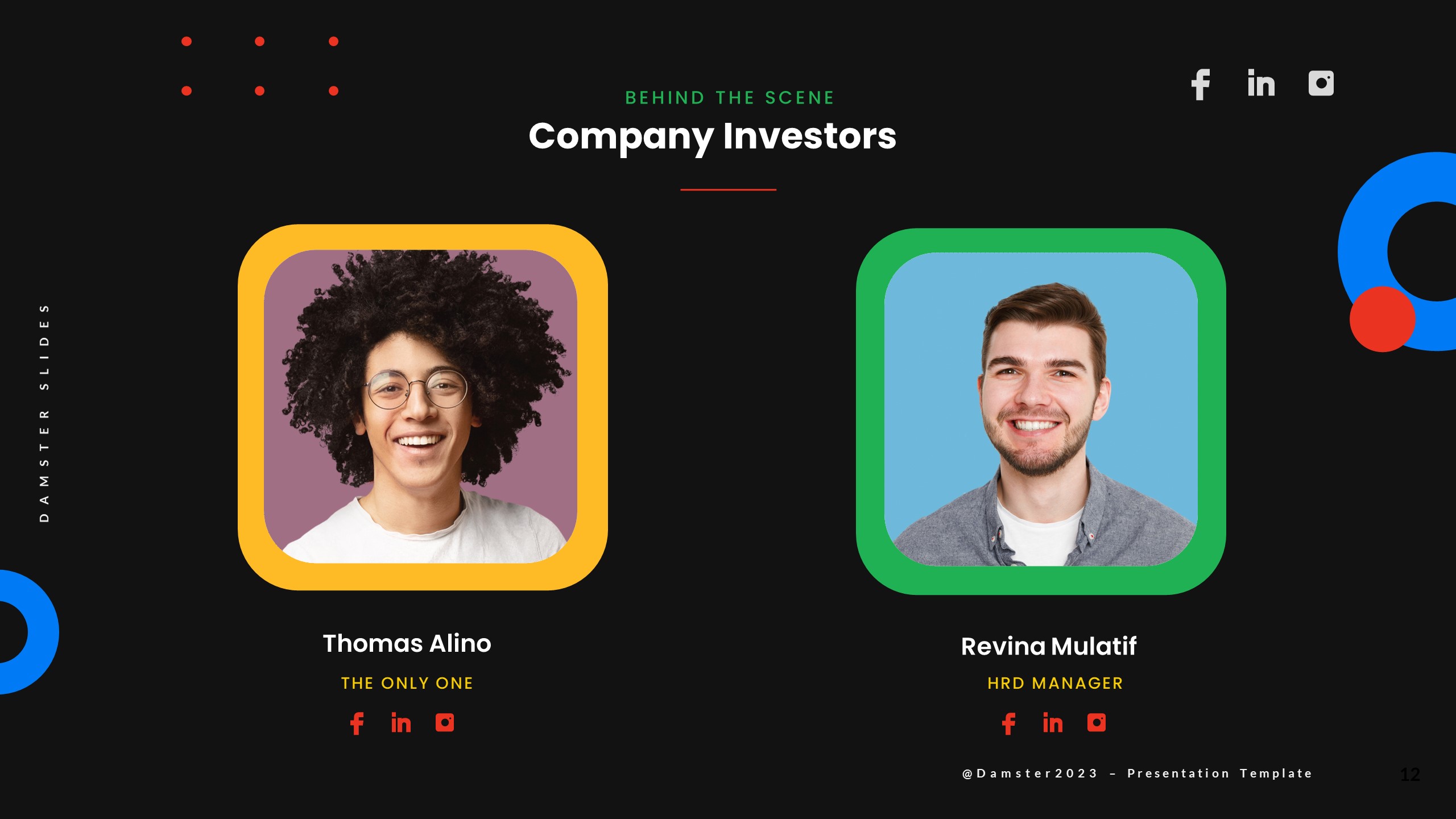 Damster Slides - Keynote Presentation Template, Presentation Templates