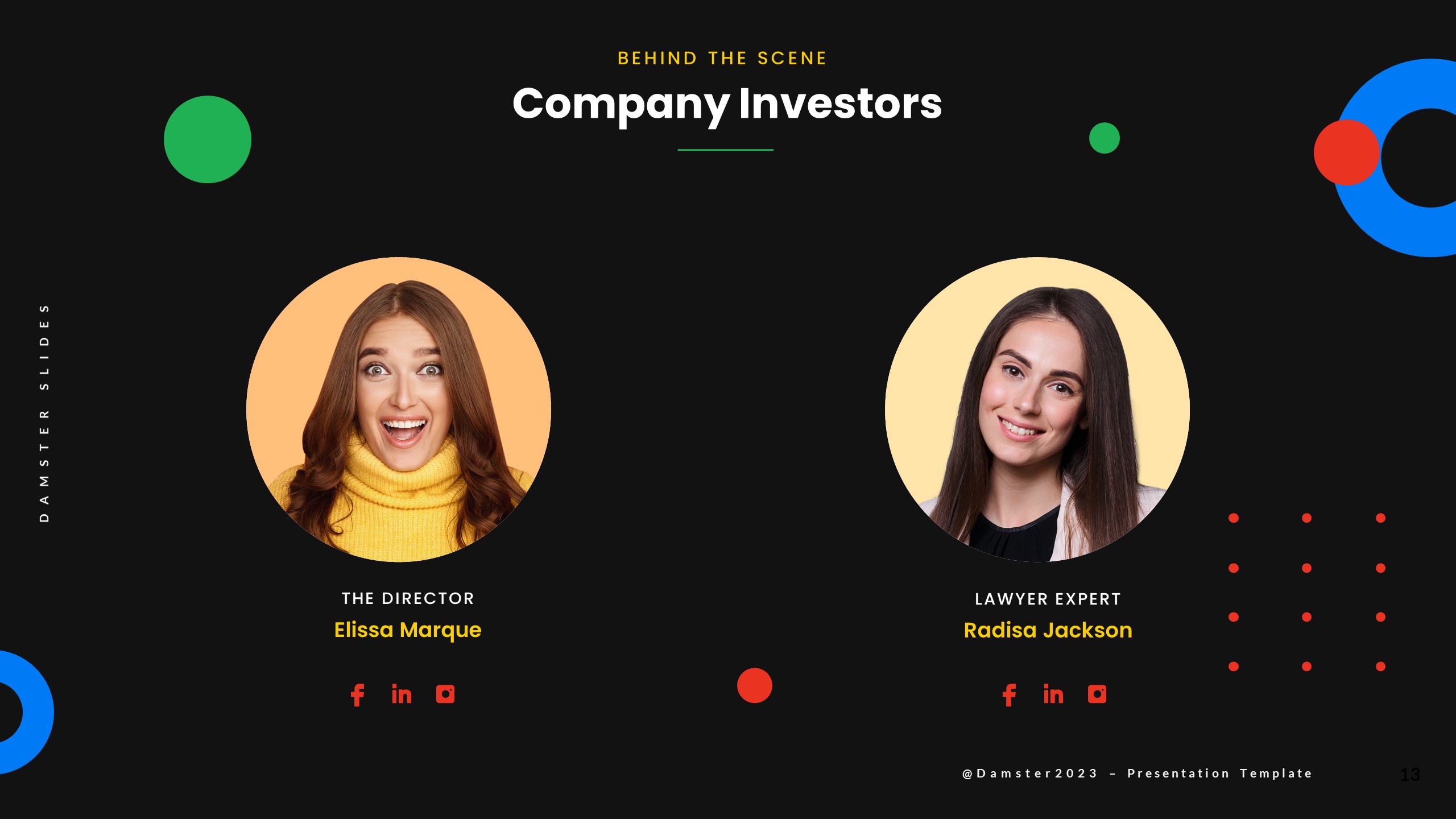 Damster Slides - Keynote Presentation Template, Presentation Templates