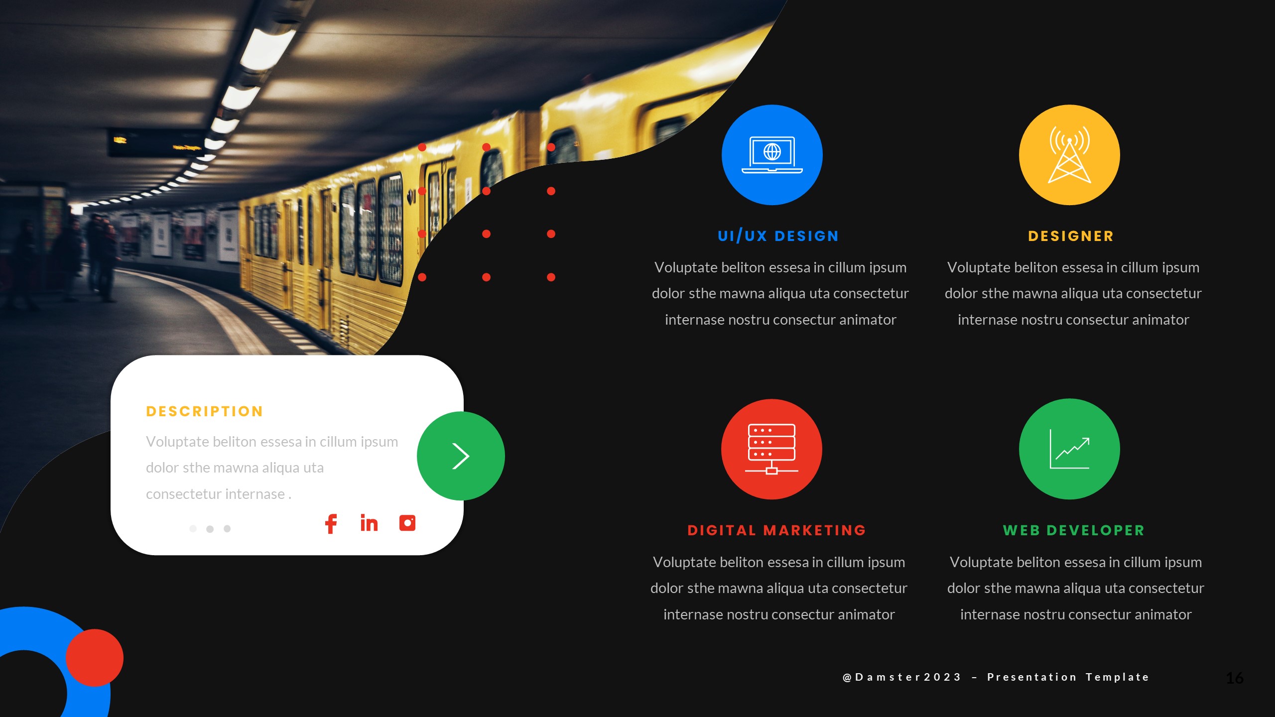 Damster Slides - Keynote Presentation Template, Presentation Templates