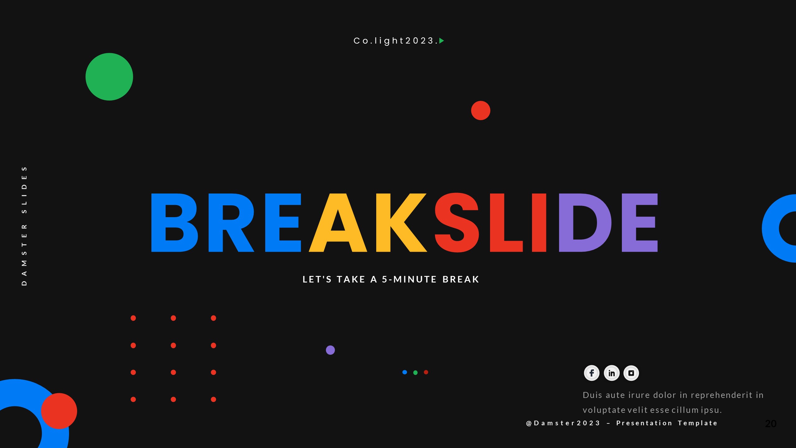 Damster Slides - Keynote Presentation Template, Presentation Templates