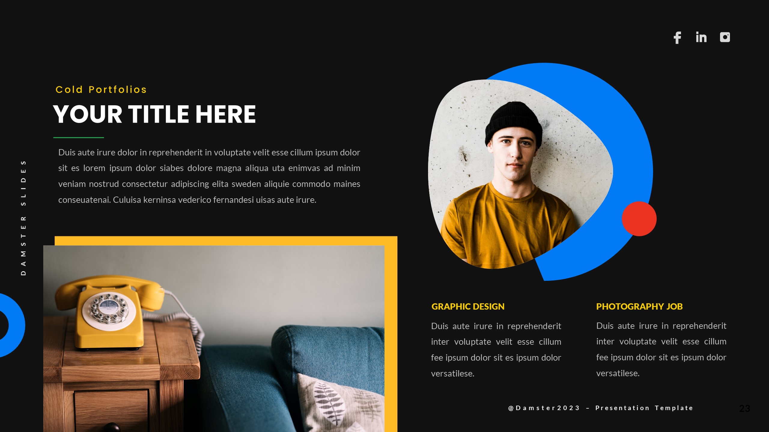 Damster Slides - Keynote Presentation Template, Presentation Templates