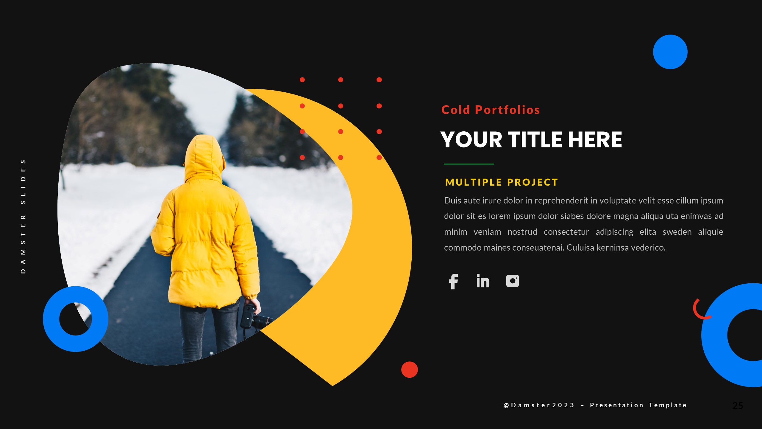 Damster Slides - Keynote Presentation Template, Presentation Templates