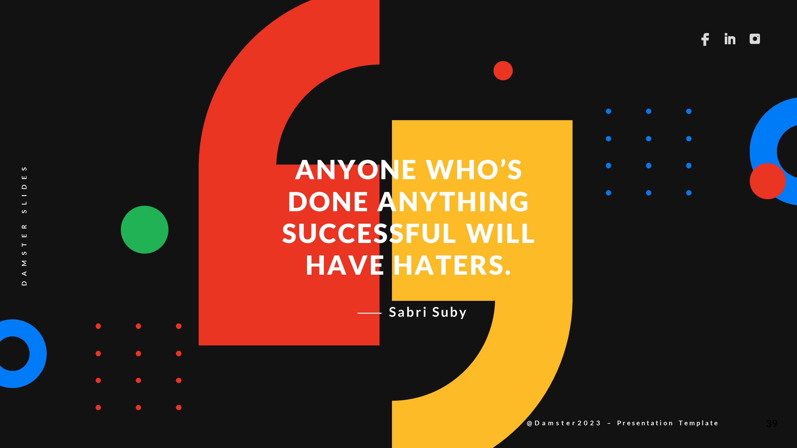 Damster Slides - Keynote Presentation Template, Presentation Templates