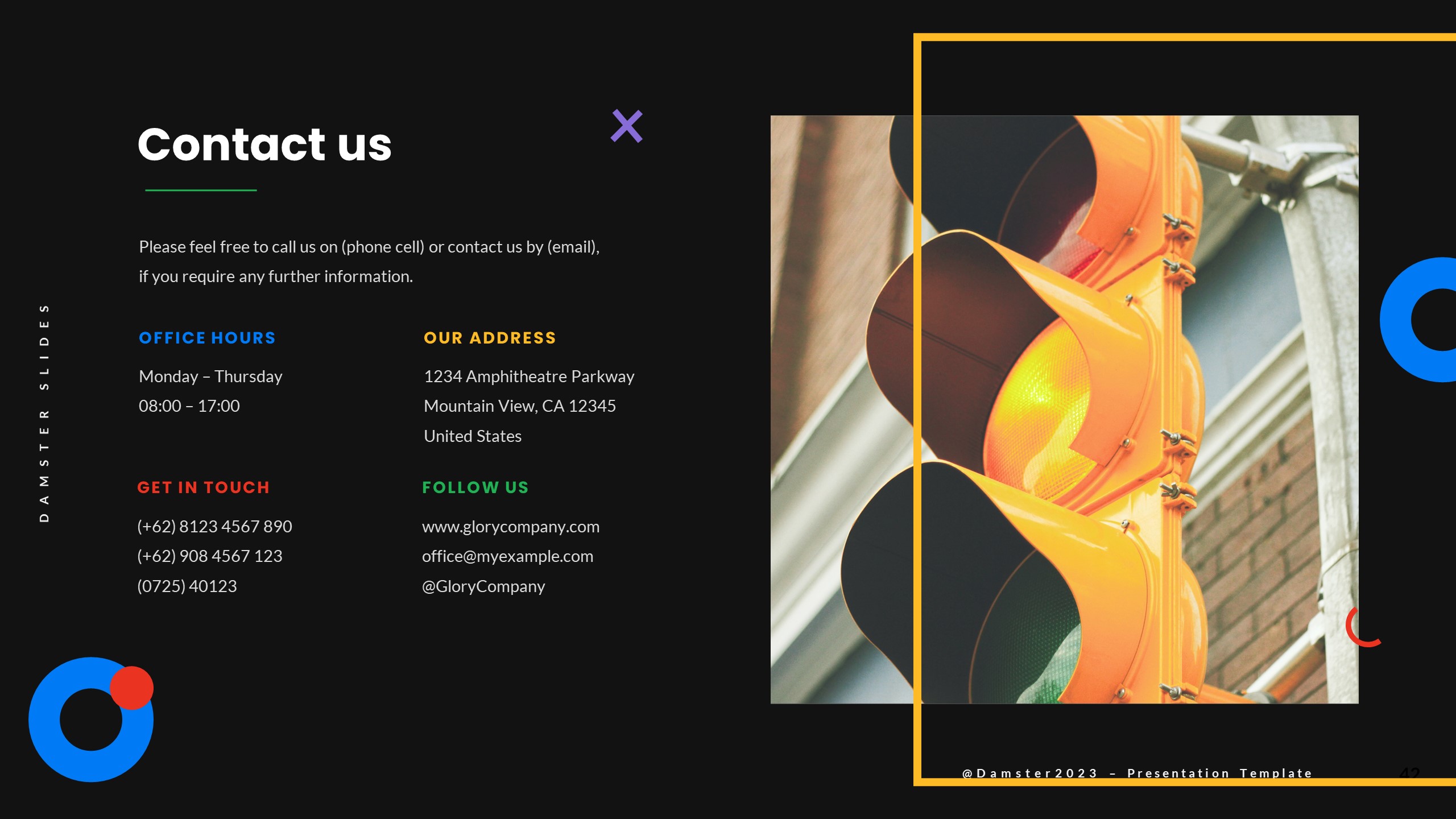 Damster Slides - Keynote Presentation Template, Presentation Templates