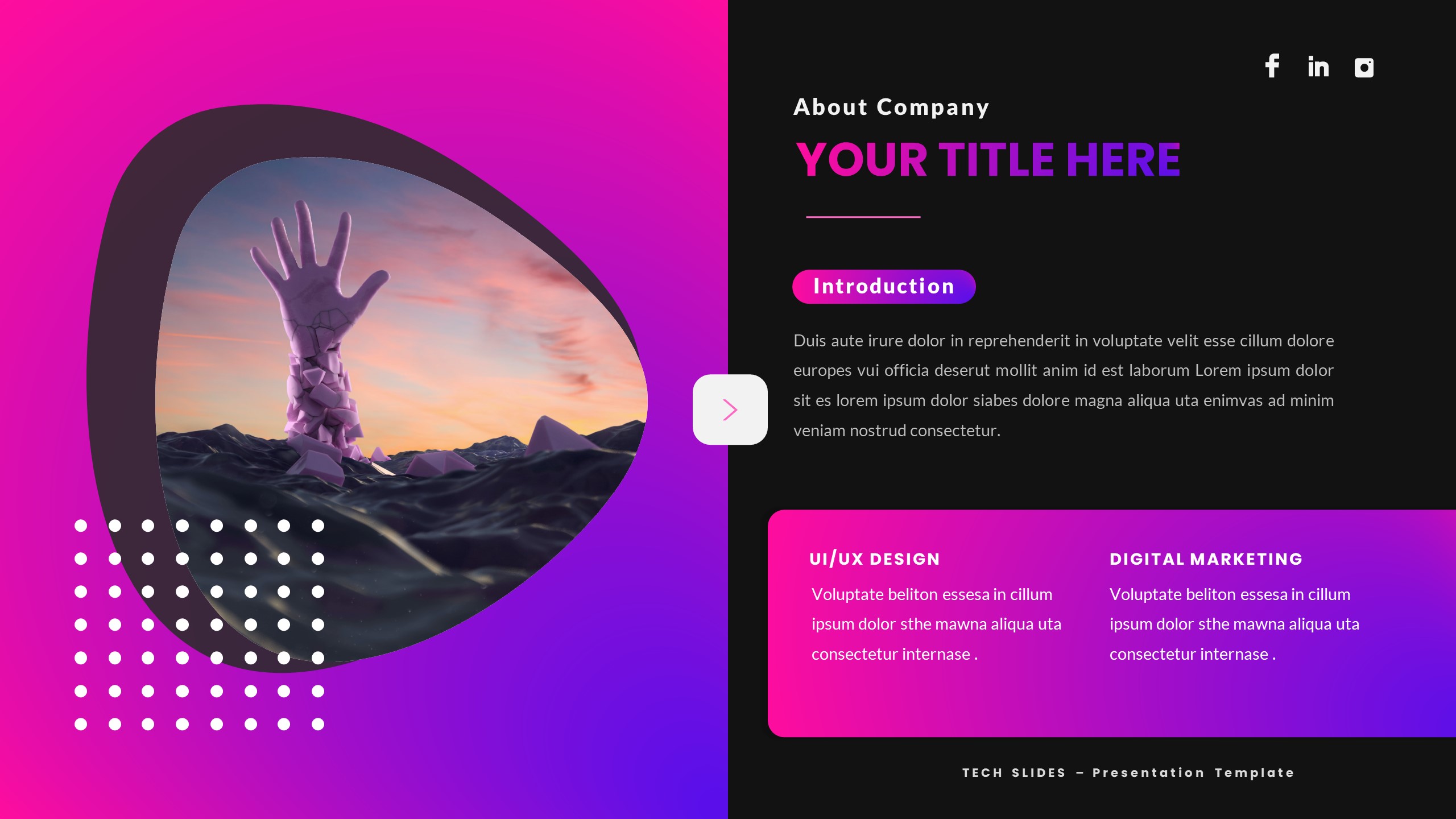 Tech Slides - Keynote Presentation Template, Presentation Templates