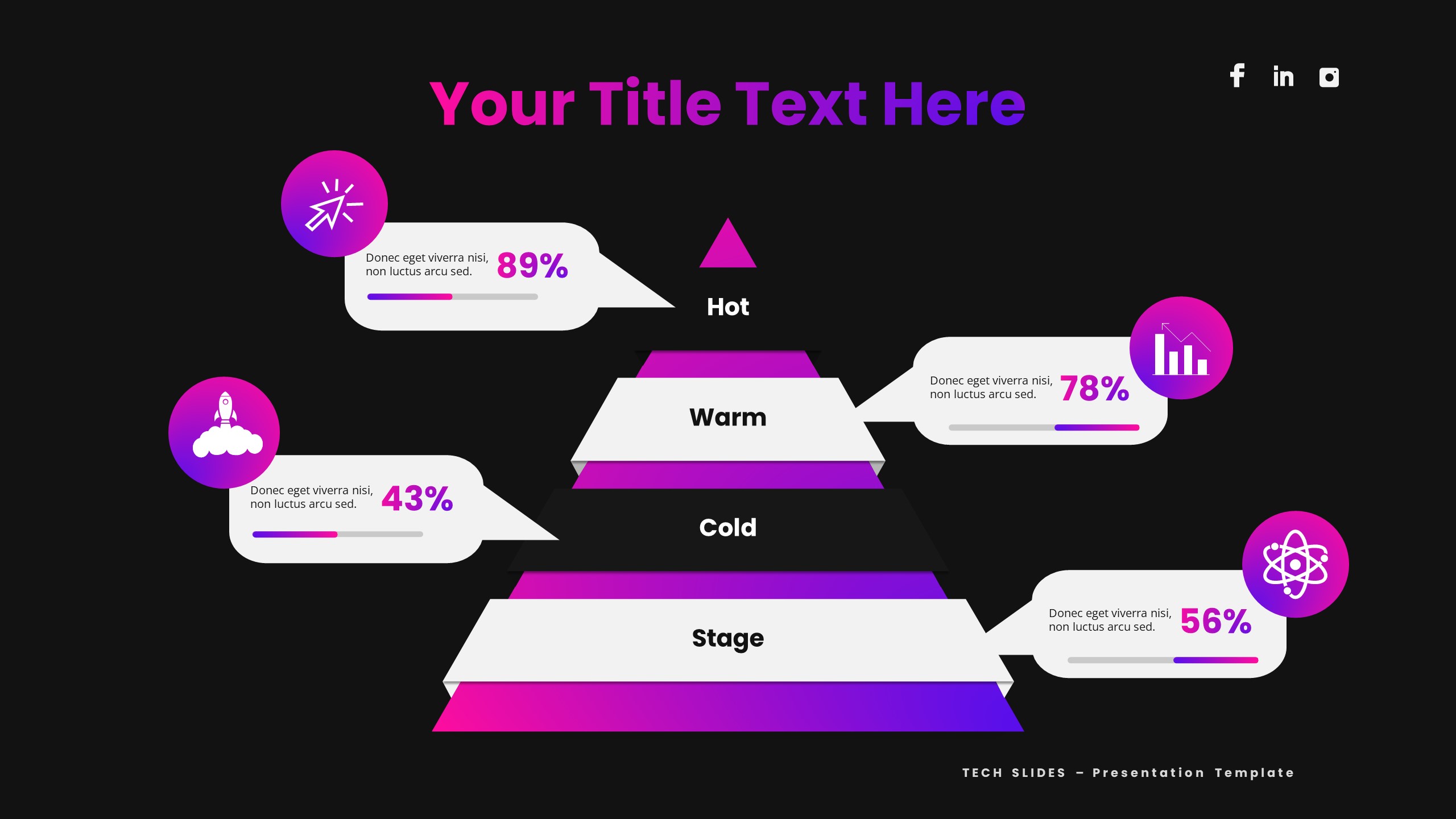 Tech Slides - Keynote Presentation Template, Presentation Templates