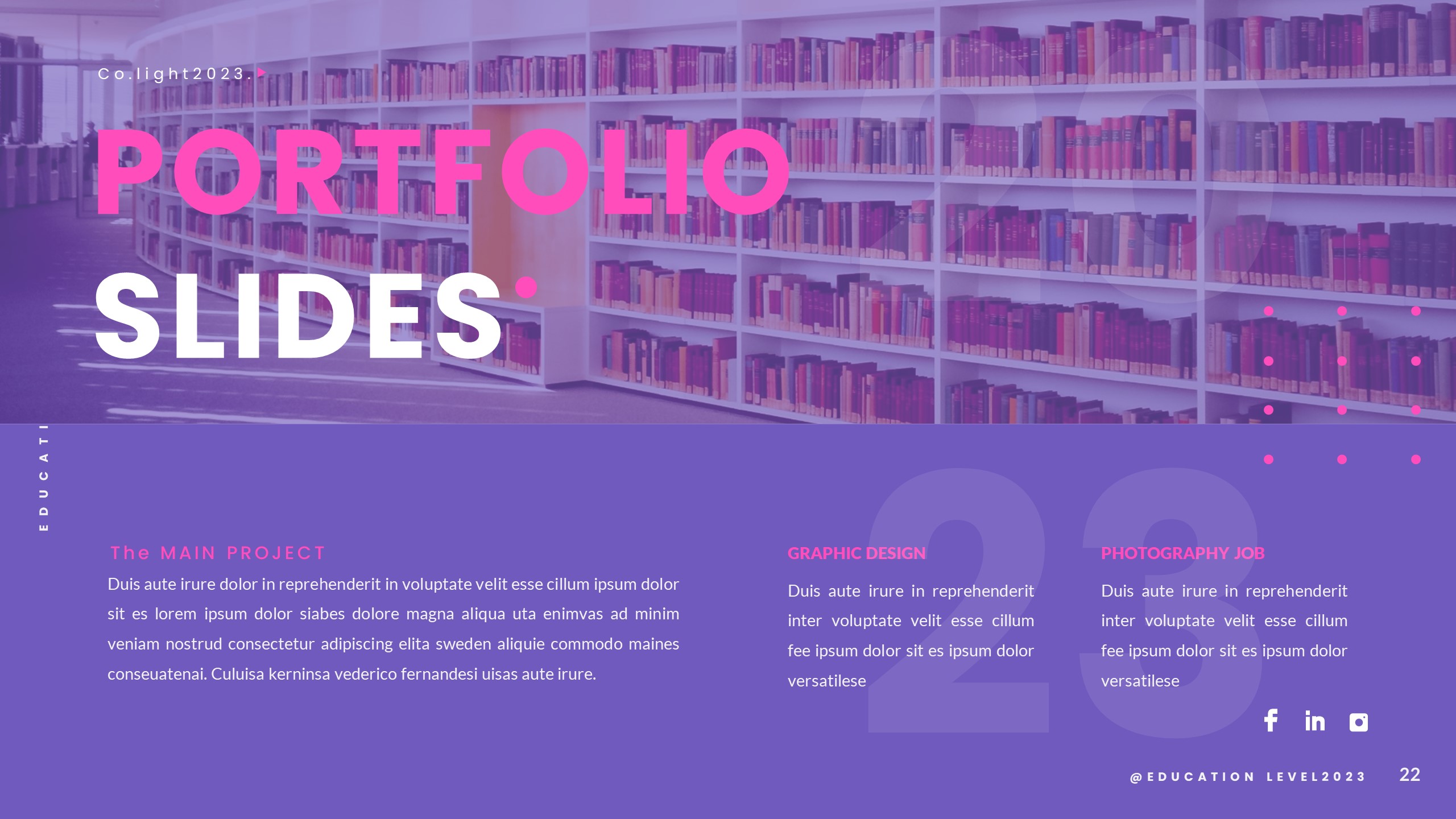 Education Level - Keynote Presentation Template, Presentation Templates