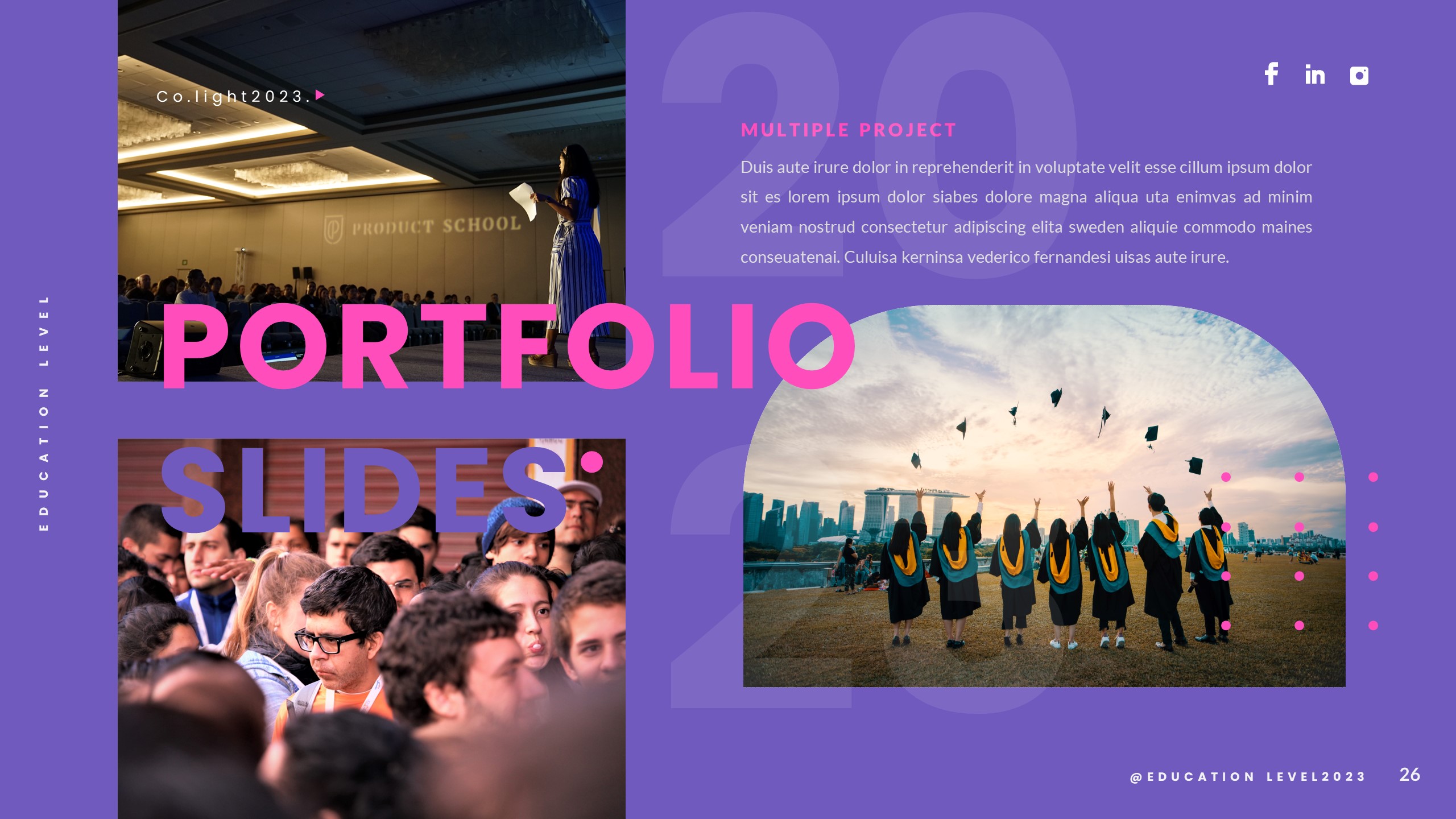 Education Level - Keynote Presentation Template, Presentation Templates