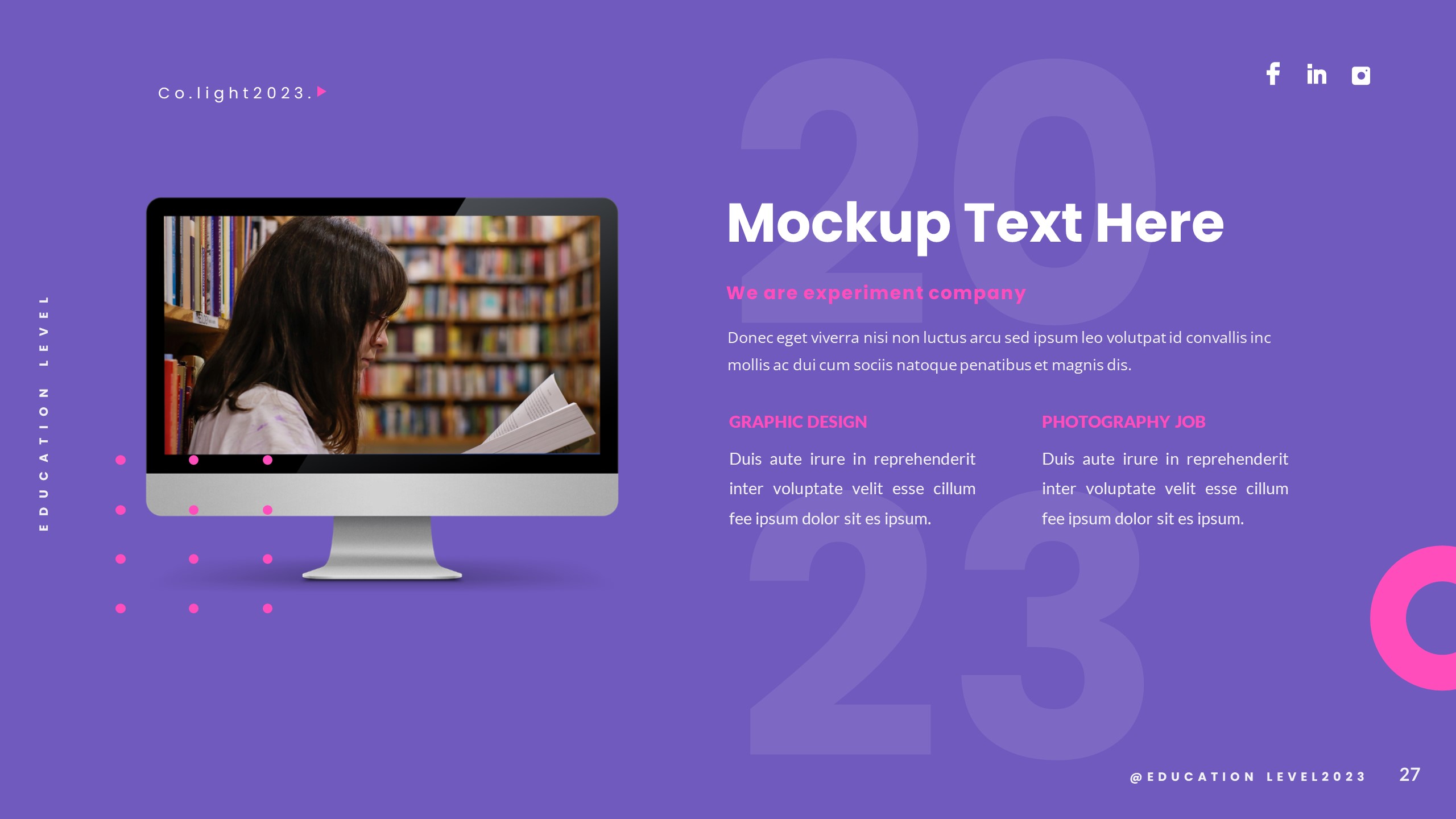 Education Level - Keynote Presentation Template, Presentation Templates