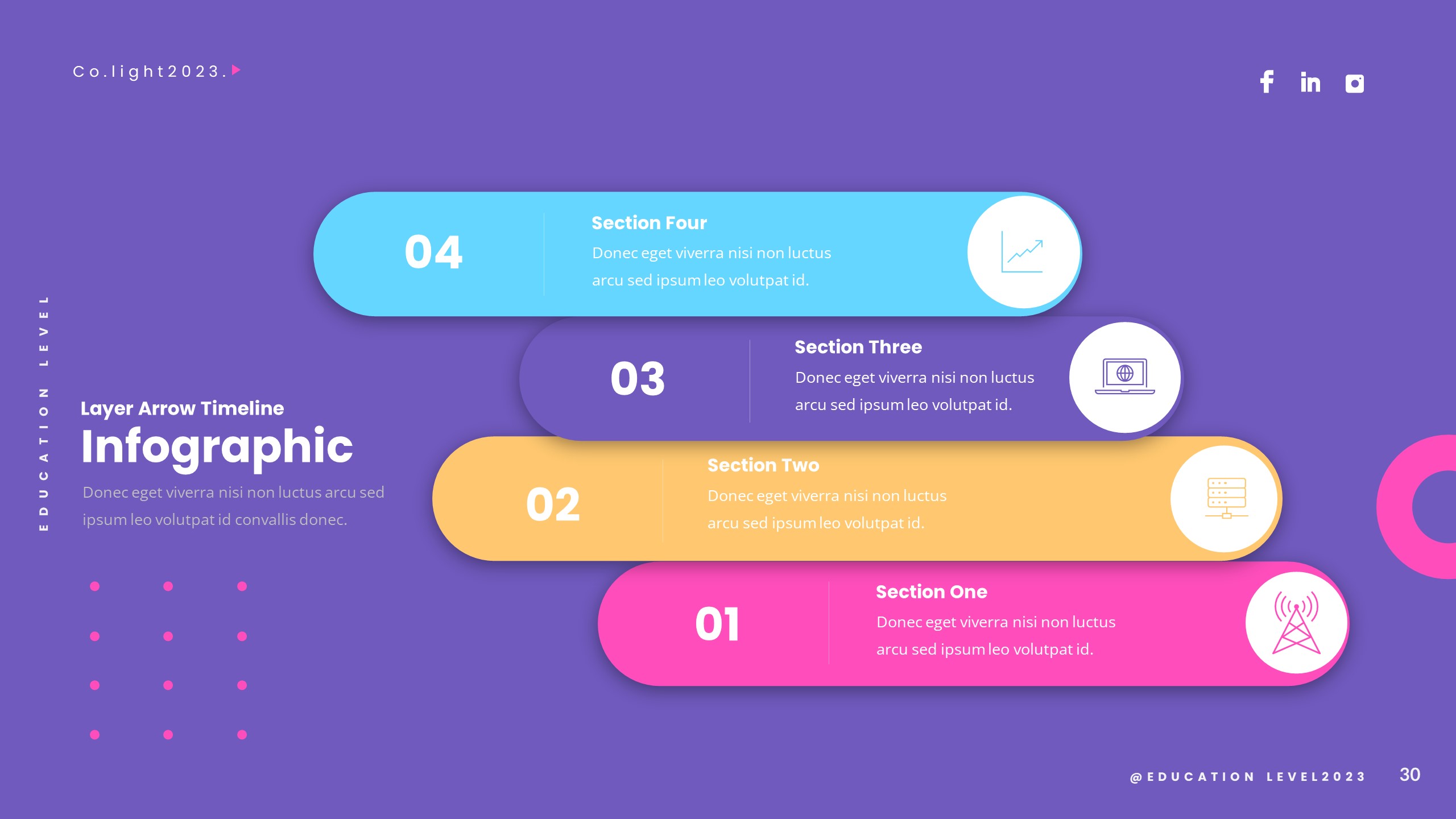 Education Level - Keynote Presentation Template, Presentation Templates