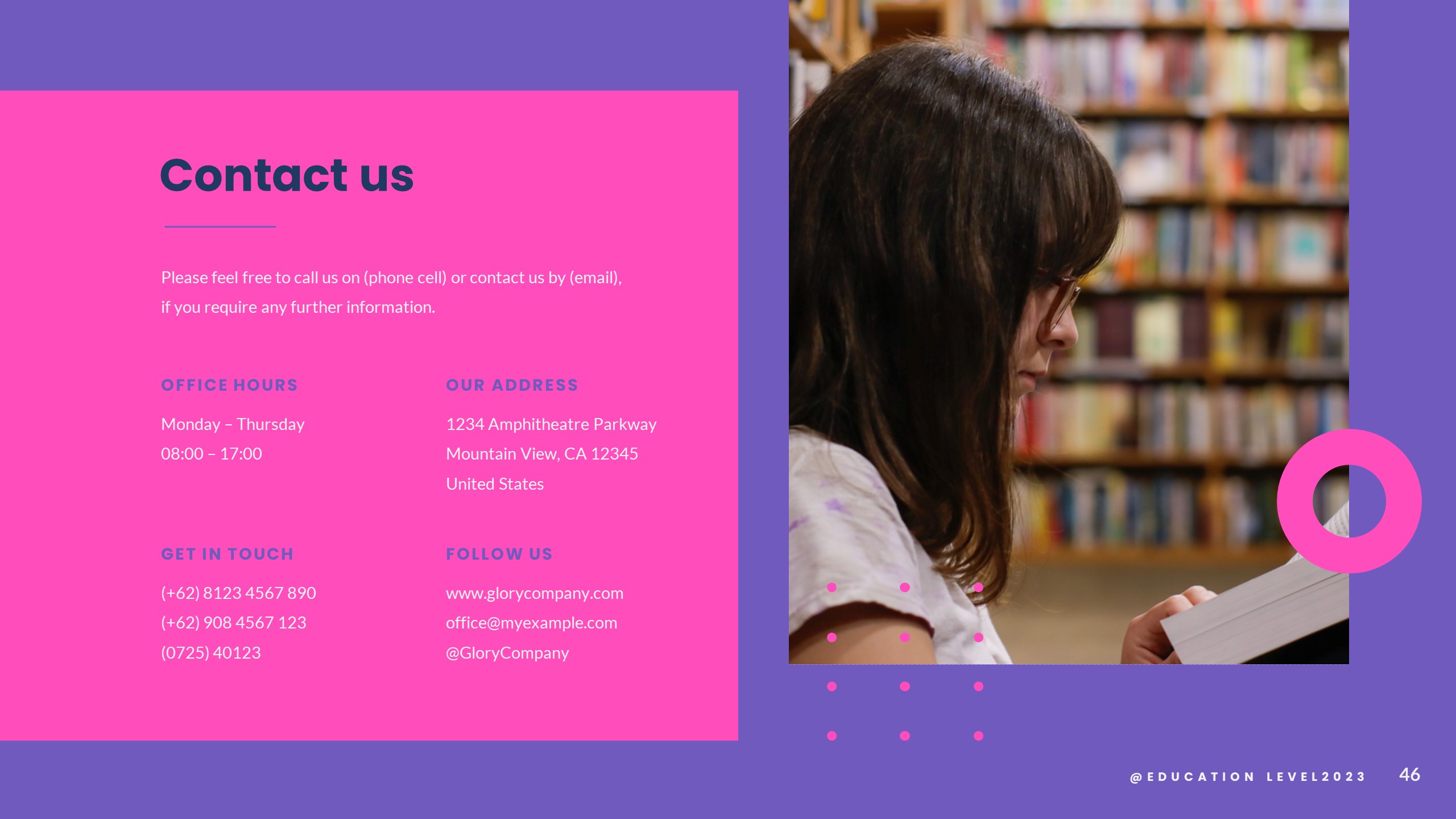 Education Level - Keynote Presentation Template, Presentation Templates