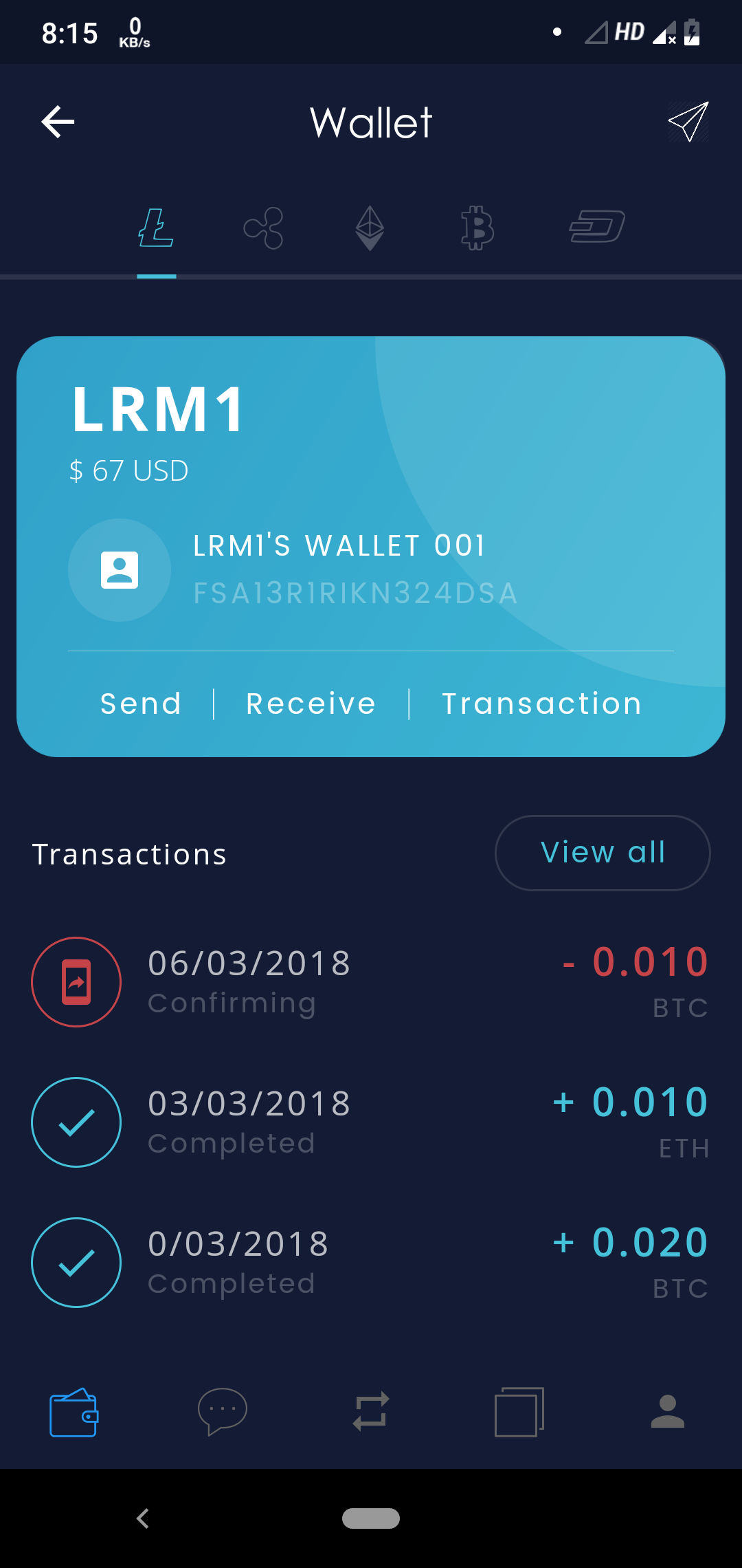 Crypto App Flutter CryptoCurrency App Trade & wallet flutter 3.0 app by JeffDeveloper