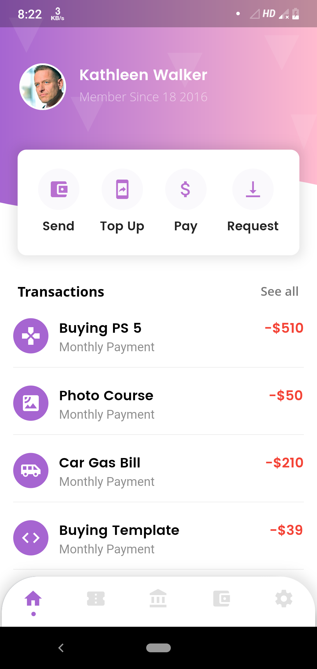 Crypto App Flutter CryptoCurrency App Trade & wallet flutter 3.0 app by ...