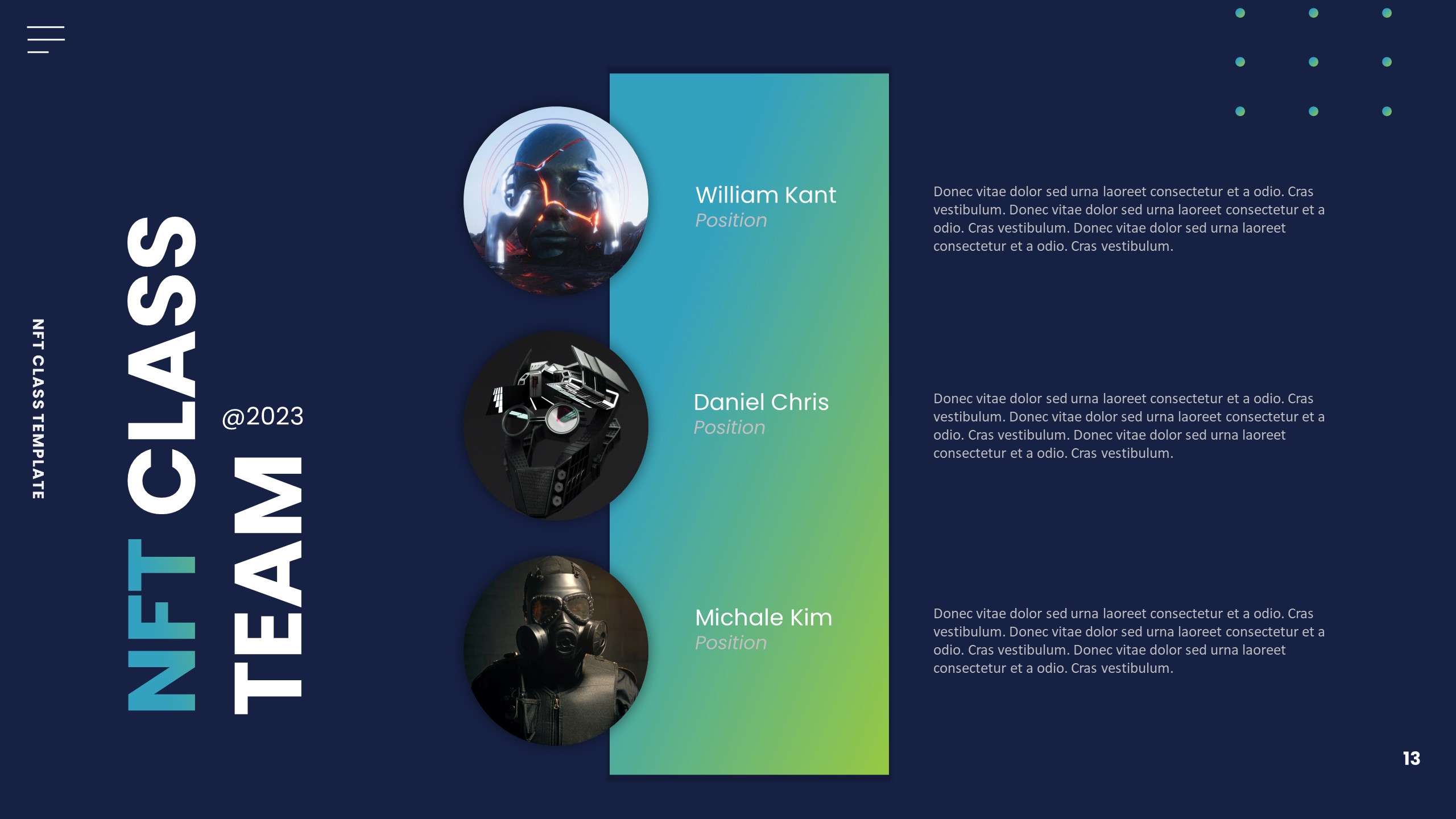 NFT Class - Keynote Presentation Template, Presentation Templates ...