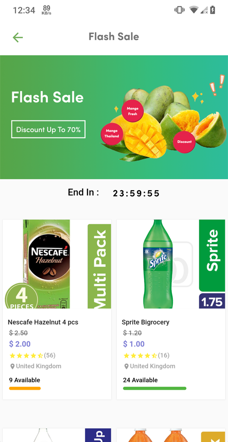 GoMart - Flutter Grocery Store App in flutter 3.0 by JeffDeveloper