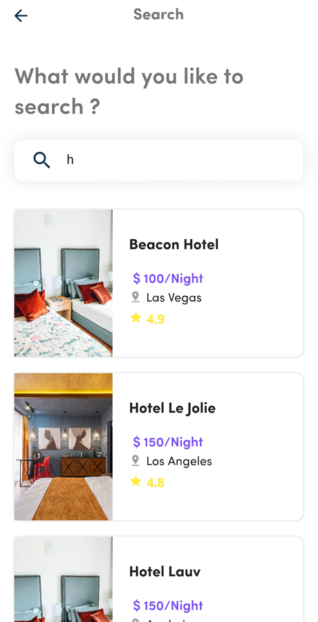 Flux Hotel Booking hotel full application in Flutter 3.0 by JeffDeveloper