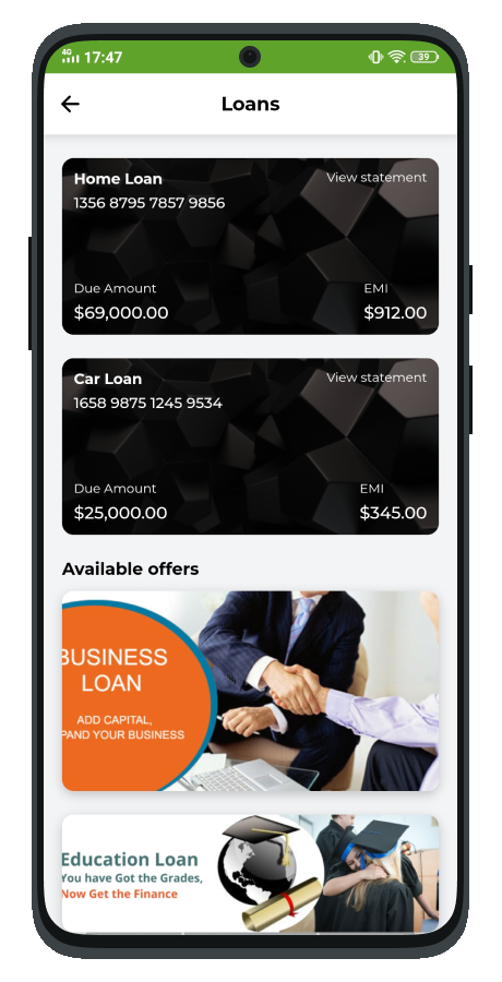 Online Banking Android App + Online Banking iOS App Template| Bank App ...