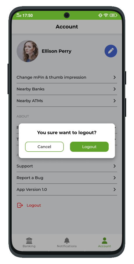Online Banking Android App + Online Banking iOS App Template| Bank App ...