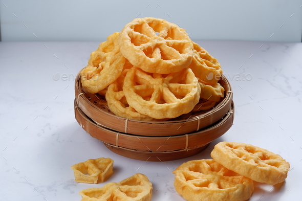 kembang goyang is an indonesian traditional crispy snack .also known in ...