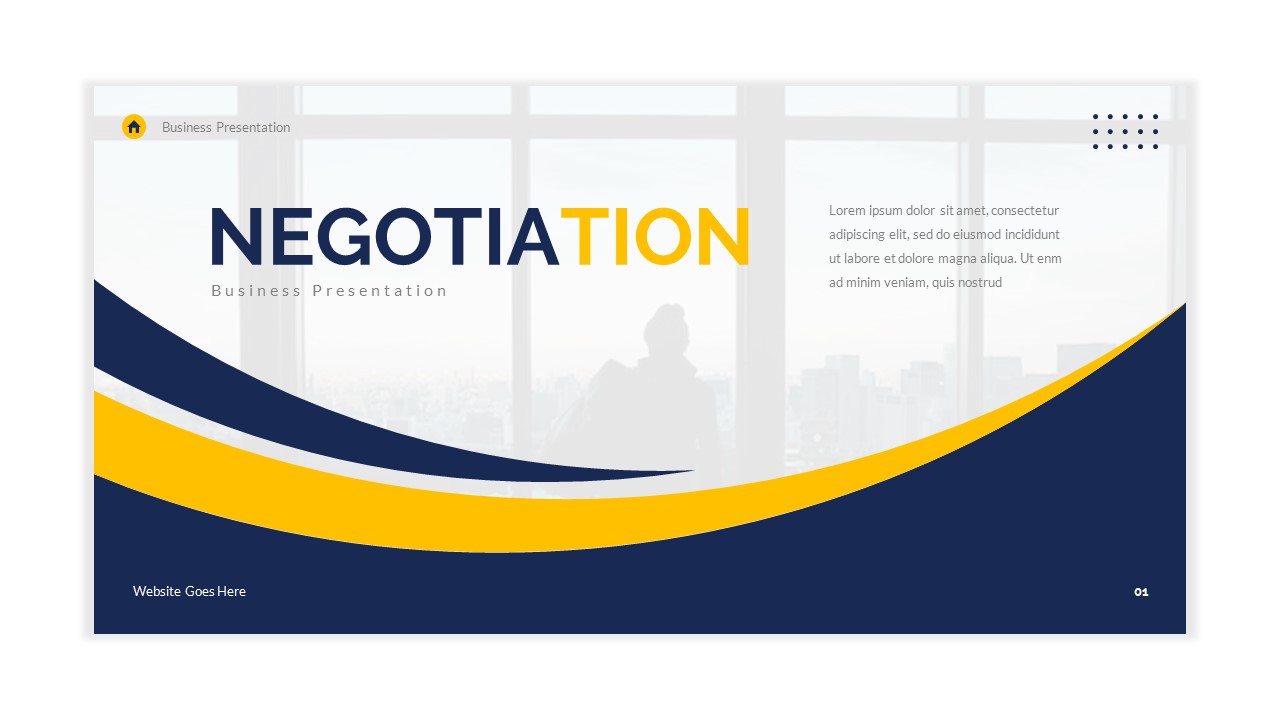 Negotiation Business Powerpoint Template, Presentation Templates ...