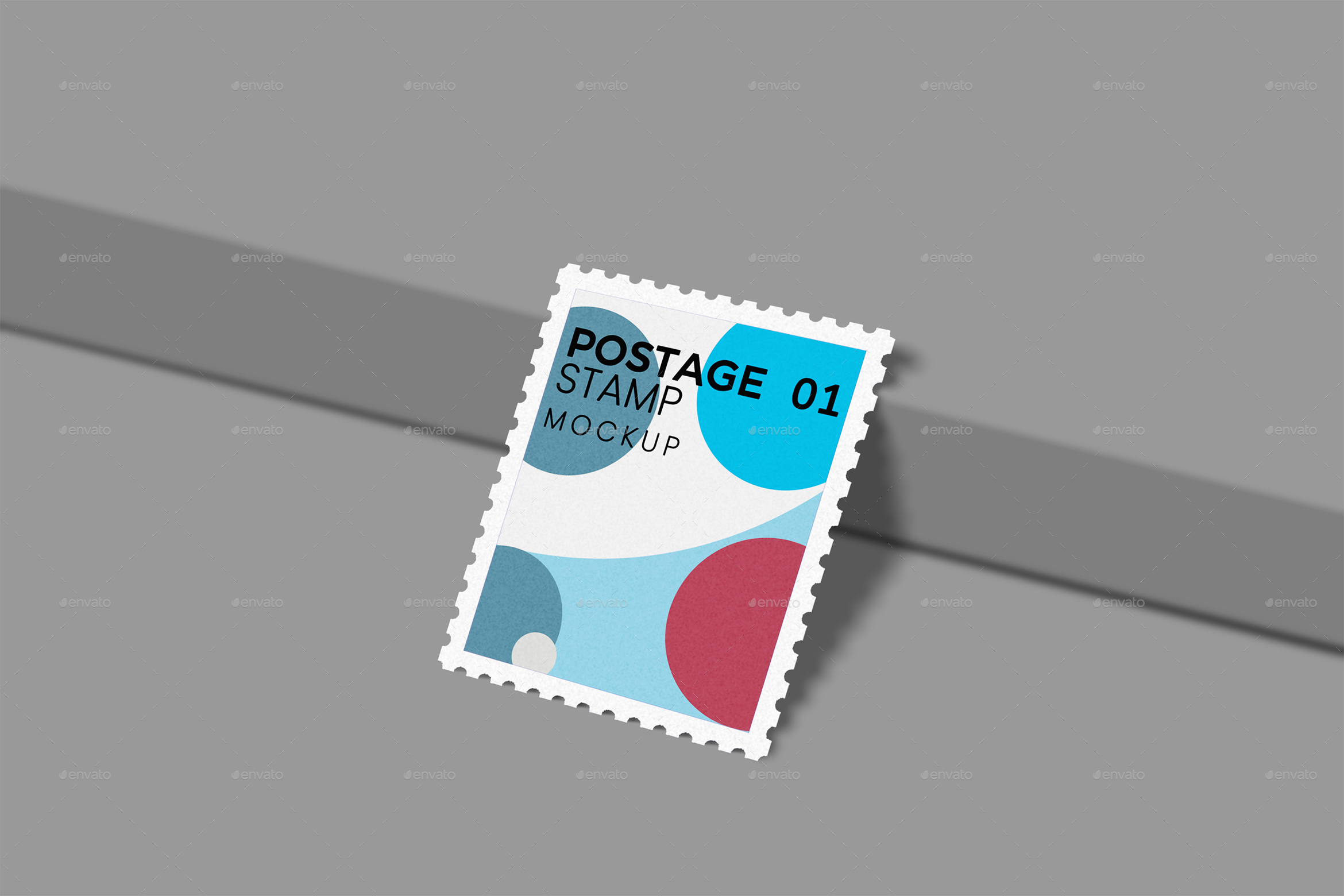 Postage Stamp Mockup, Graphics | GraphicRiver