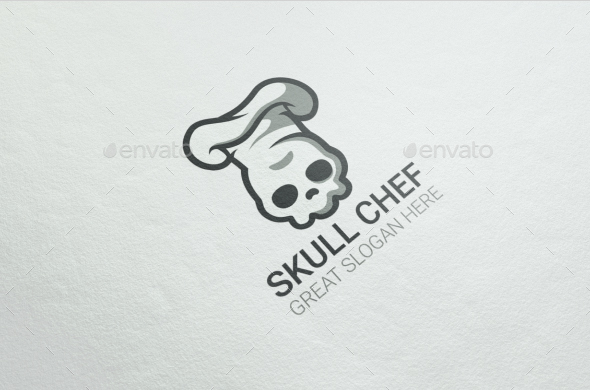 Skull Chef Logo, Logo Templates | GraphicRiver
