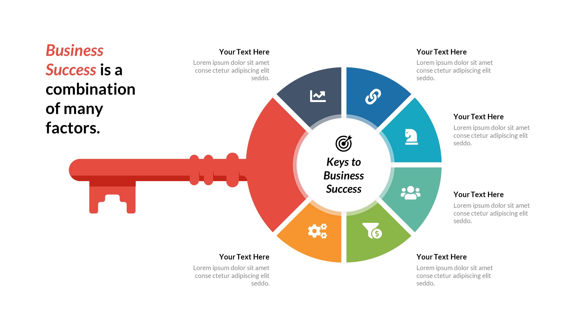Business Success Infographics Powerpoint Template, Presentation Templates