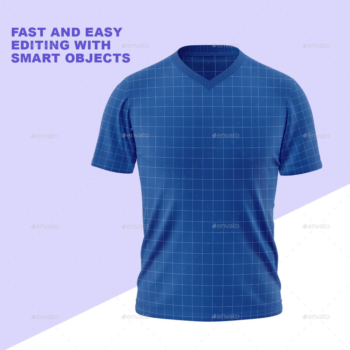 V-Neck Soccer Jersey Mockup, Graphics | GraphicRiver